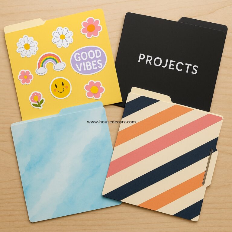 Folder Decoration Ideas: Creative DIY Styles for School, Office & Home ...