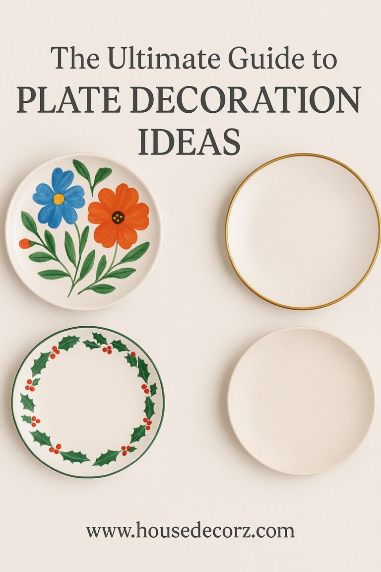 Plate Decoration Ideas: The Ultimate Guide - House Decorz